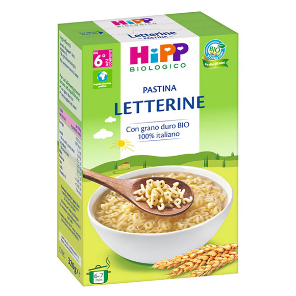 Hipp Organic Letterine (Alphabet) Pasta - 320 g | Bonpek Baby