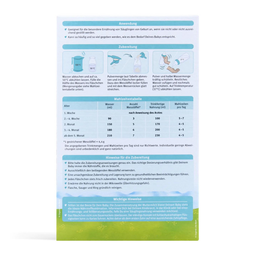 Holle PRE Organic Infant Formula - Holle Formula Stage Pre | Bonpek Baby
